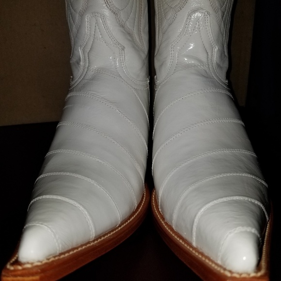 Los Altos | Shoes | Exotic Eel Skin Boots | Poshmark